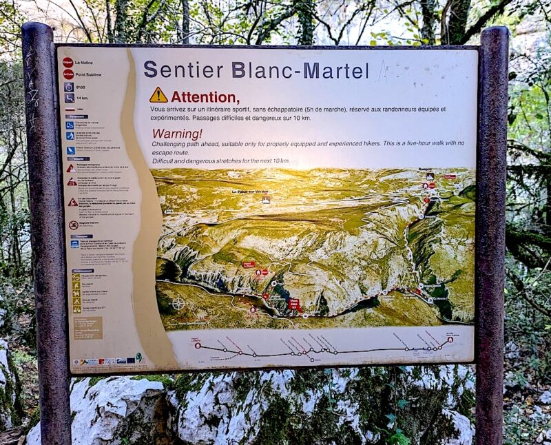 Le sentier Martel, randonnée dans les Gorges du Verdon