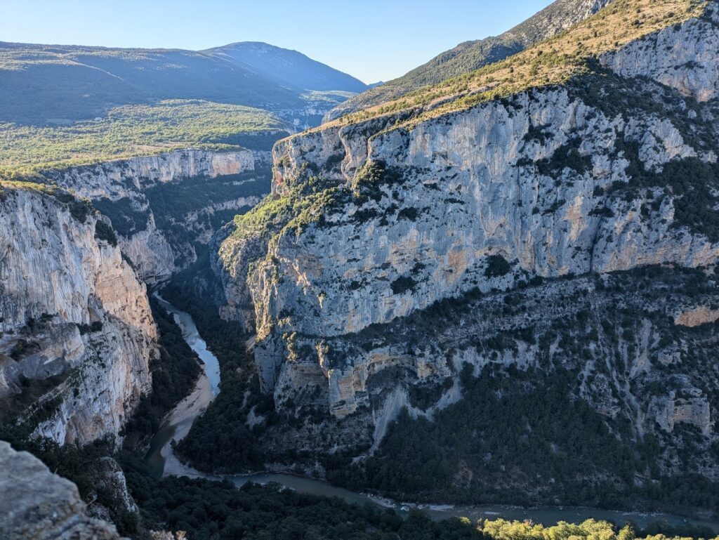 La route des crêtes en Verdon en Verdon